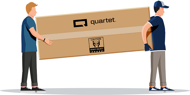 How Large Board Deliveries Work | Quartet